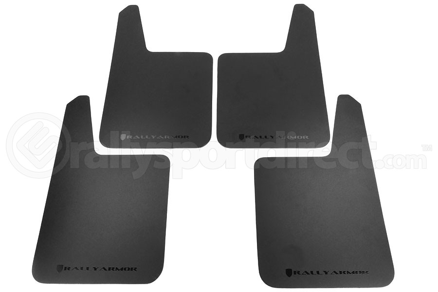 Rally Armor Basic Plus Universal Mud Flaps | MF20-BAS-BLK