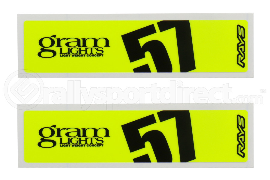 Gram Lights 57DR 57CR Spoke Sticker Yellow | WC57SSTKY - Free Shipping ...